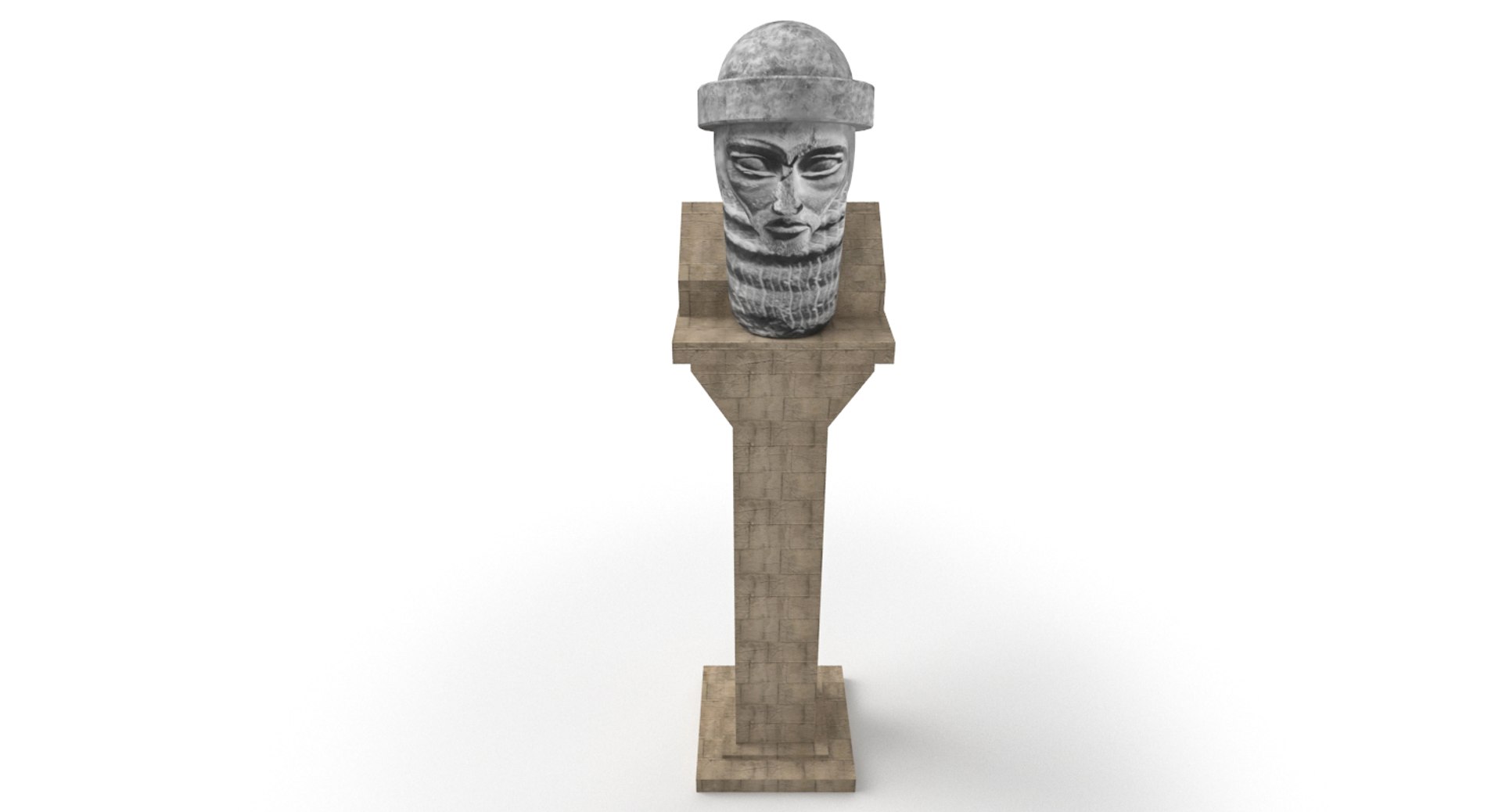 Ancient statue 2 3D model - TurboSquid 1341093