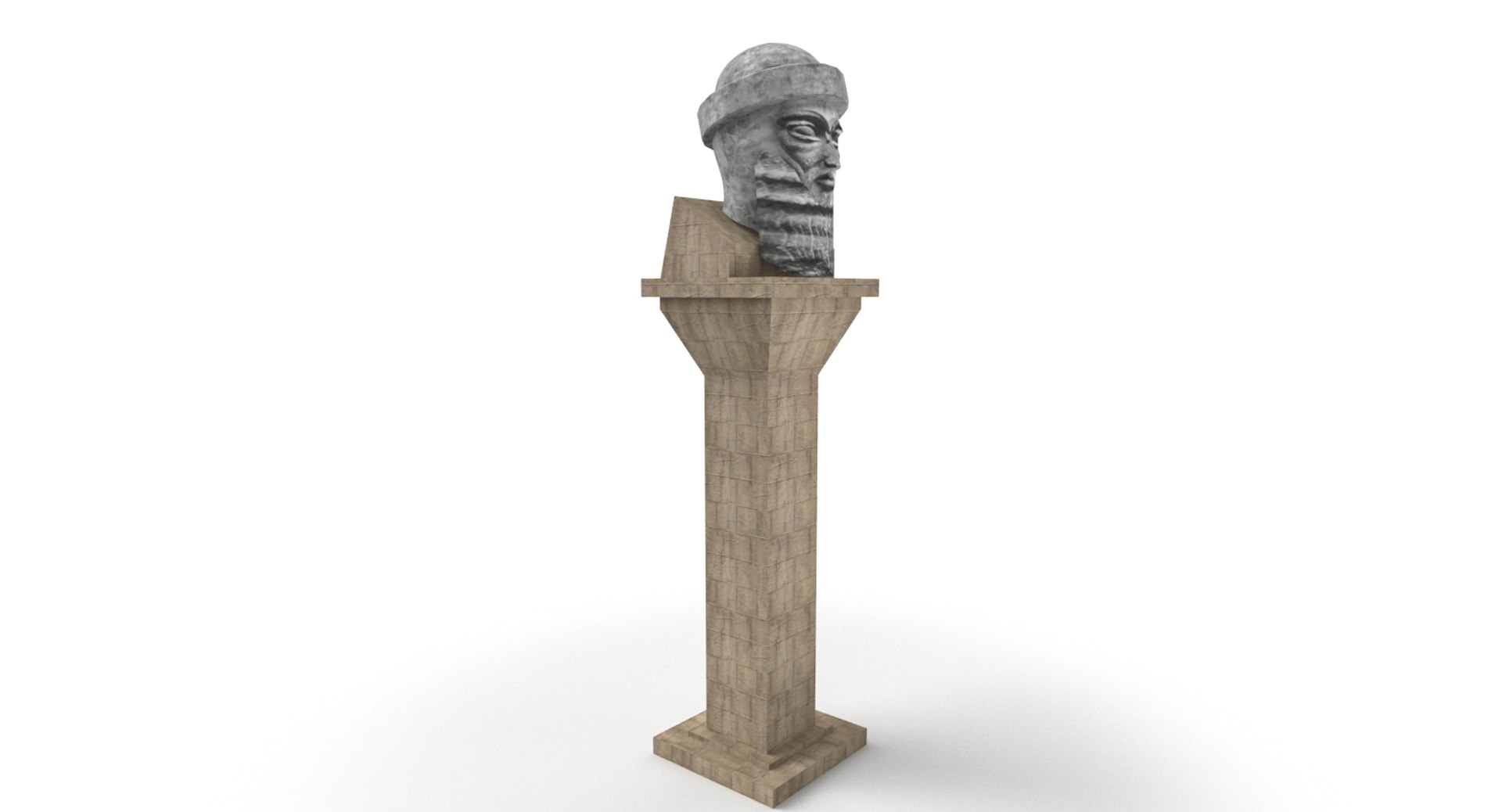 Ancient statue 2 3D model - TurboSquid 1341093