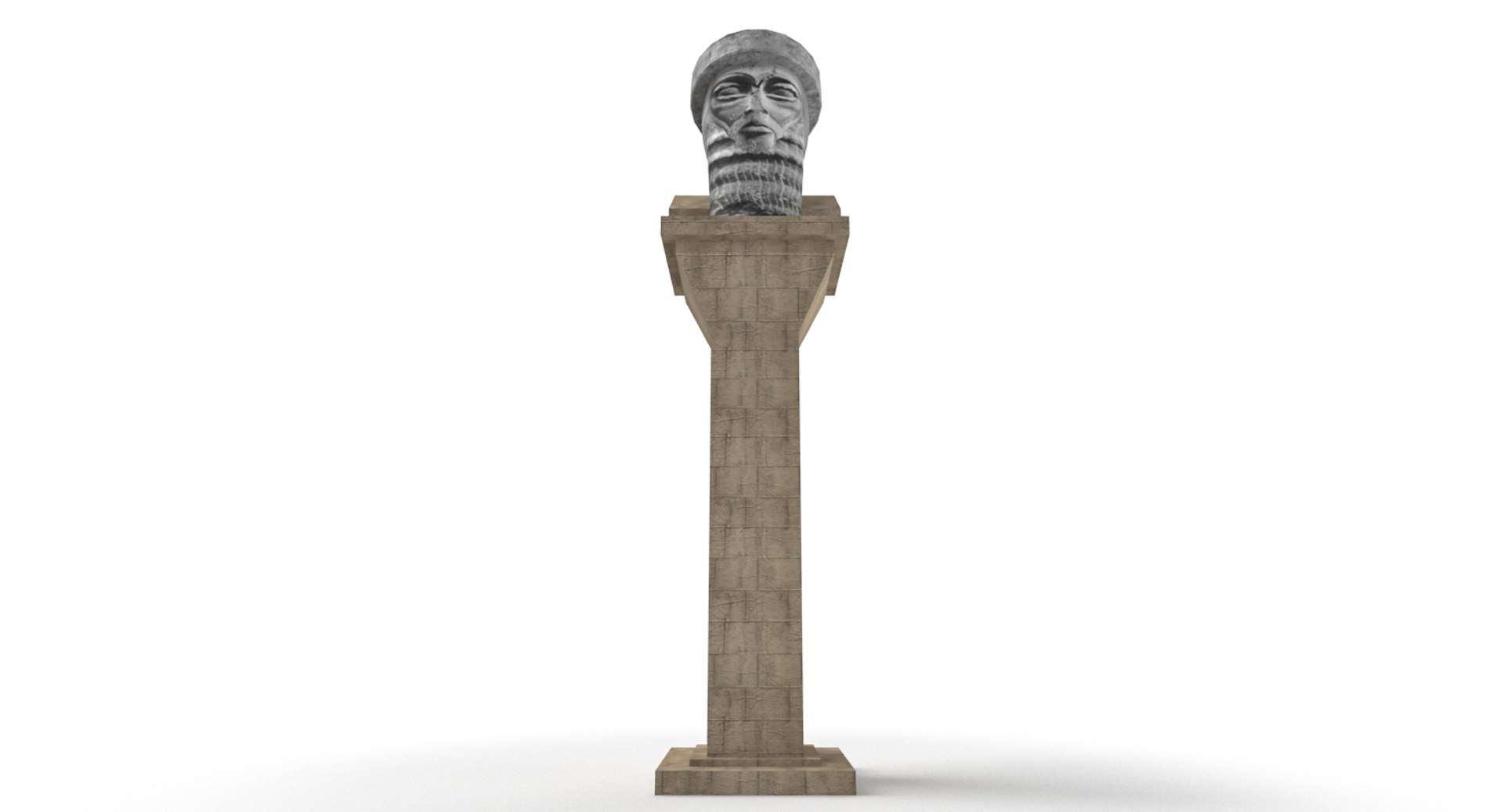 Ancient statue 2 3D model - TurboSquid 1341093