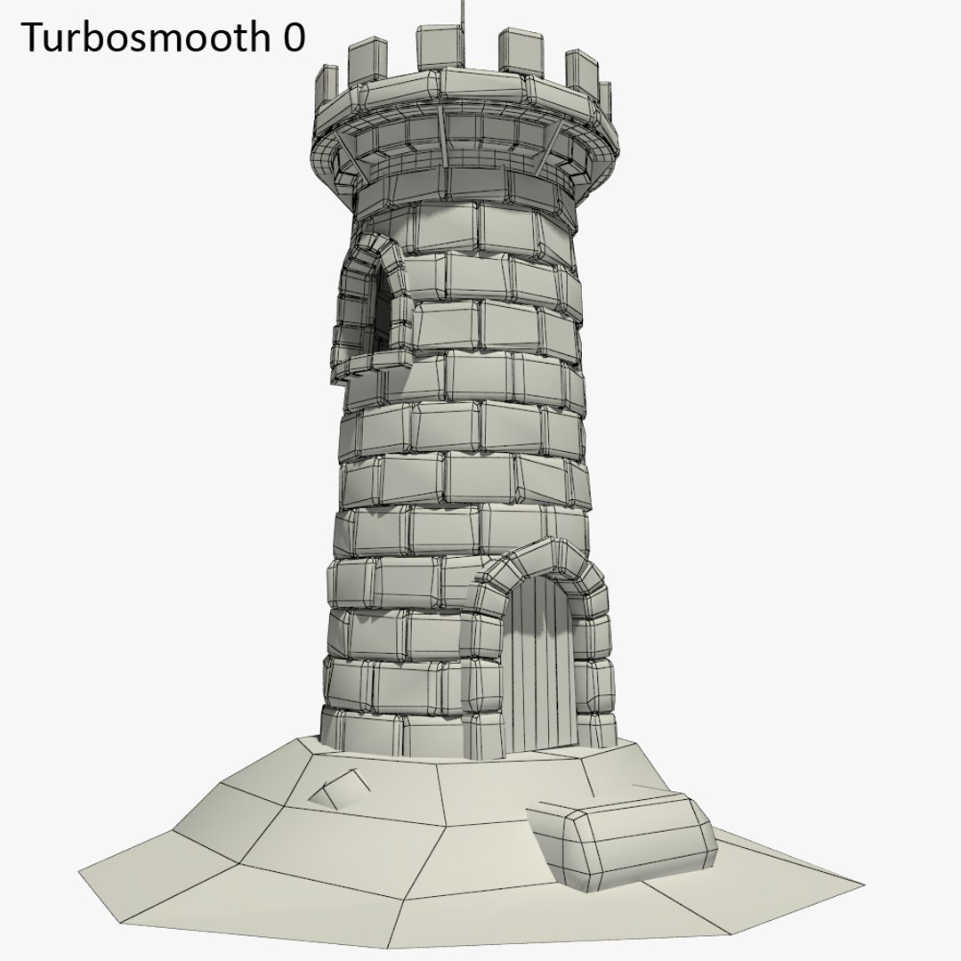 3d Max Cartoon Tower