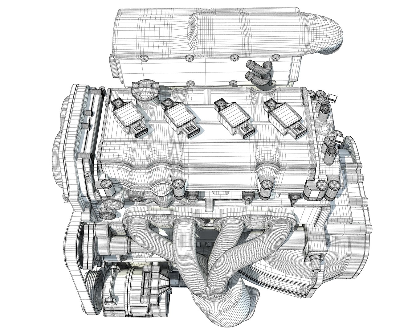 4 Cylinder Engine Max
