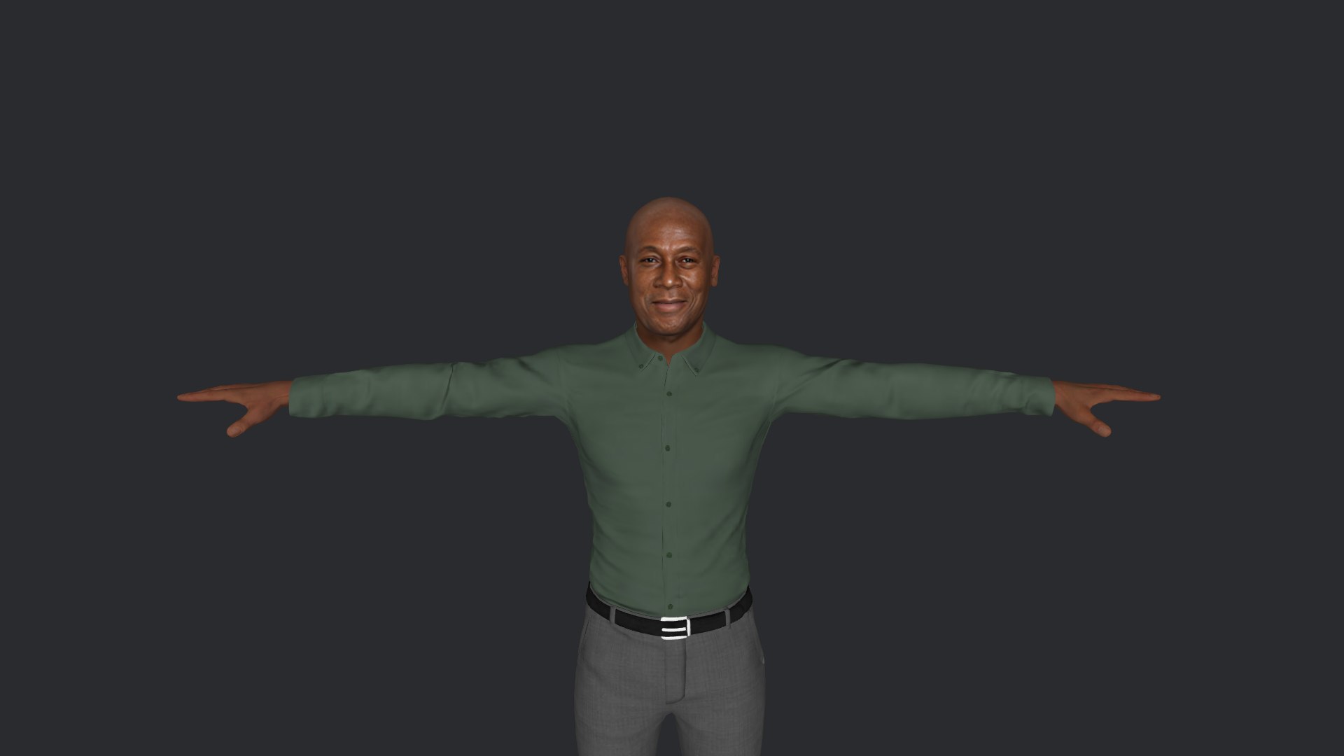 3D Model Keith Rowley Hyper Realistic Full Body Fully Rigged Character ...