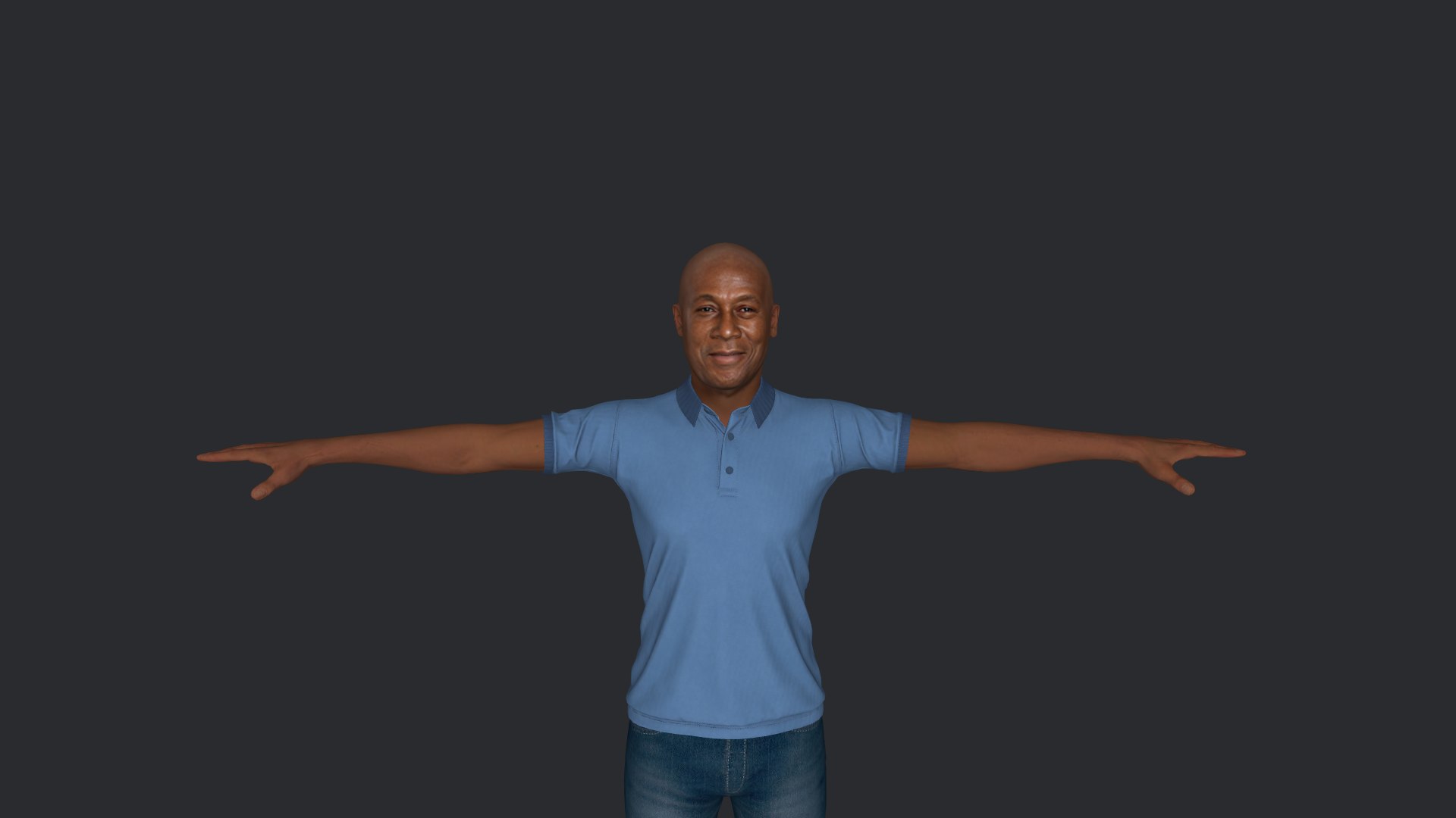 3D Model Keith Rowley Hyper Realistic Full Body Fully Rigged Character ...