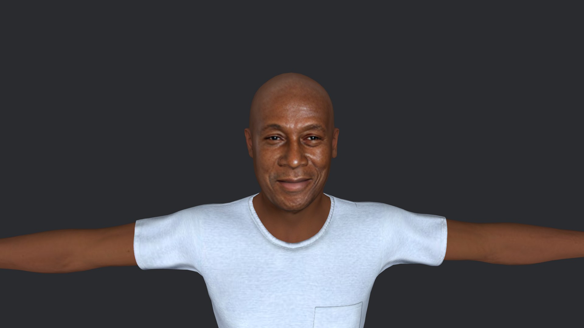 3D Model Keith Rowley Hyper Realistic Full Body Fully Rigged Character ...