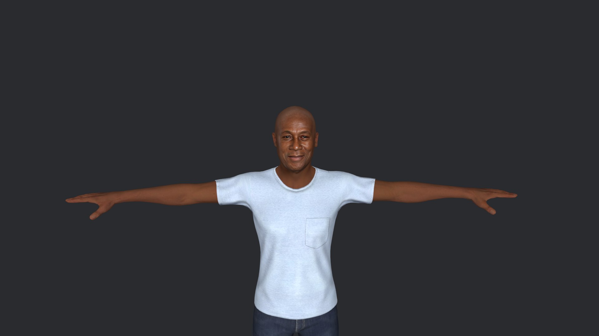 3D Model Keith Rowley Hyper Realistic Full Body Fully Rigged Character ...