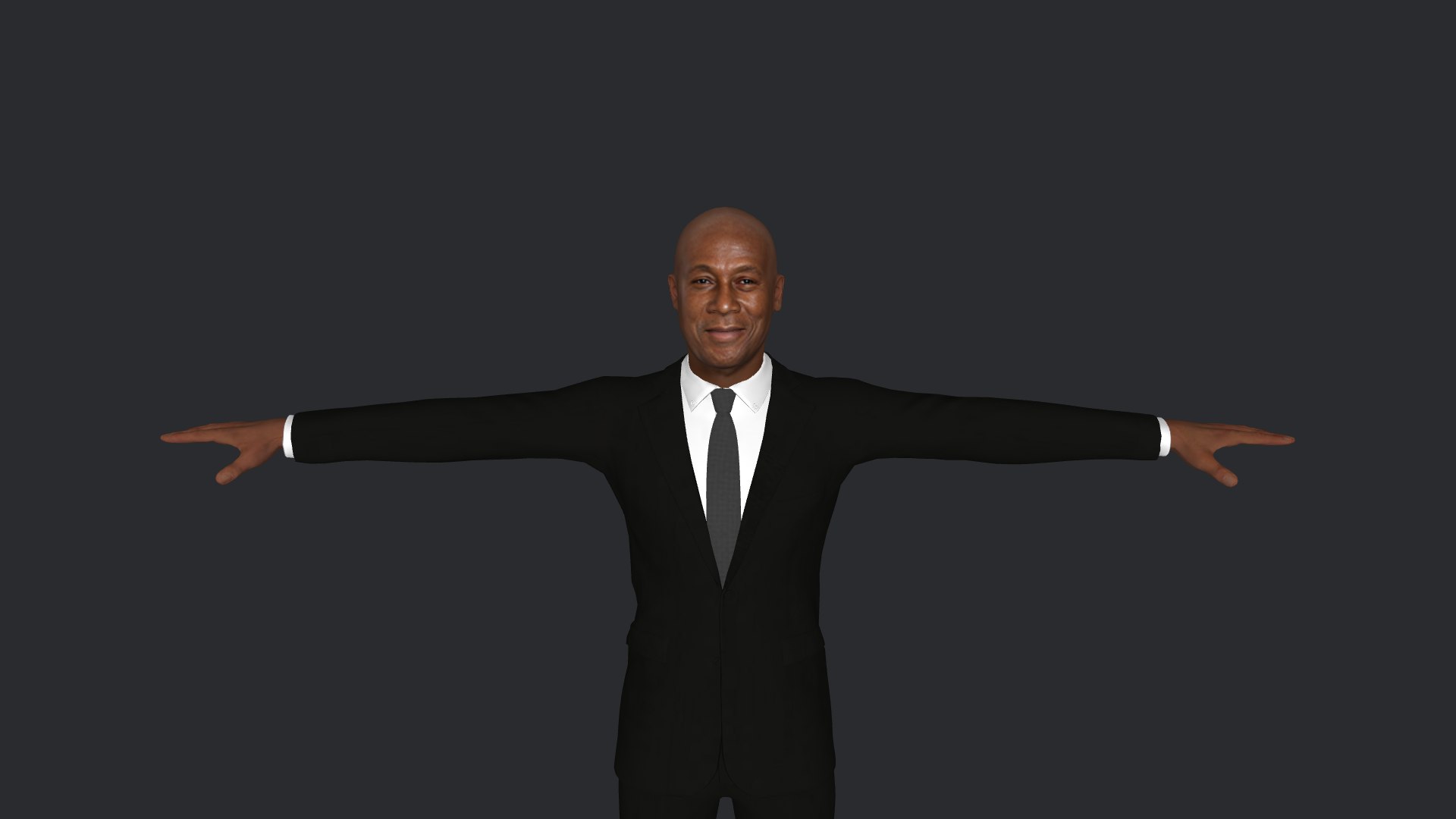 3D Model Keith Rowley Hyper Realistic Full Body Fully Rigged Character ...