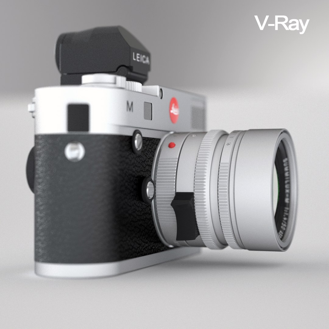 Digital Camera Leica M 3d Model