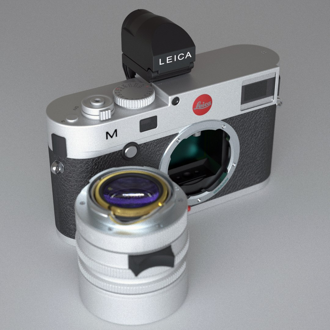 Digital Camera Leica M 3d Model