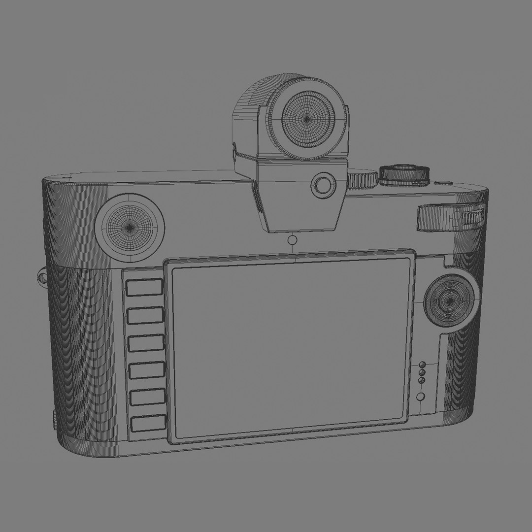 Digital Camera Leica M 3d Model
