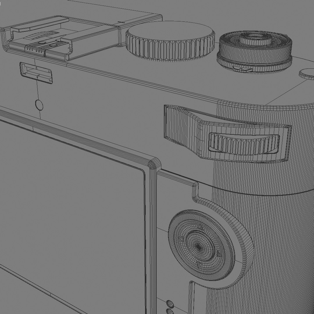 digital camera leica m 3d model