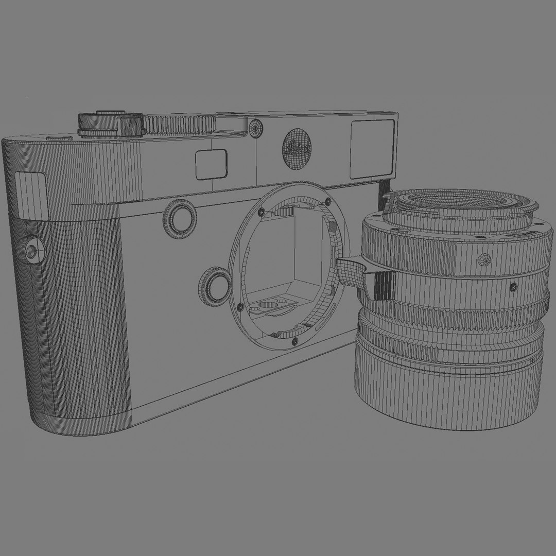 digital camera leica m 3d model