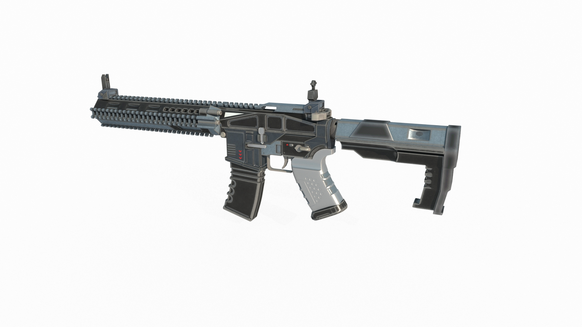 Future Science Fiction Automatic Rifle Model - TurboSquid 2274473