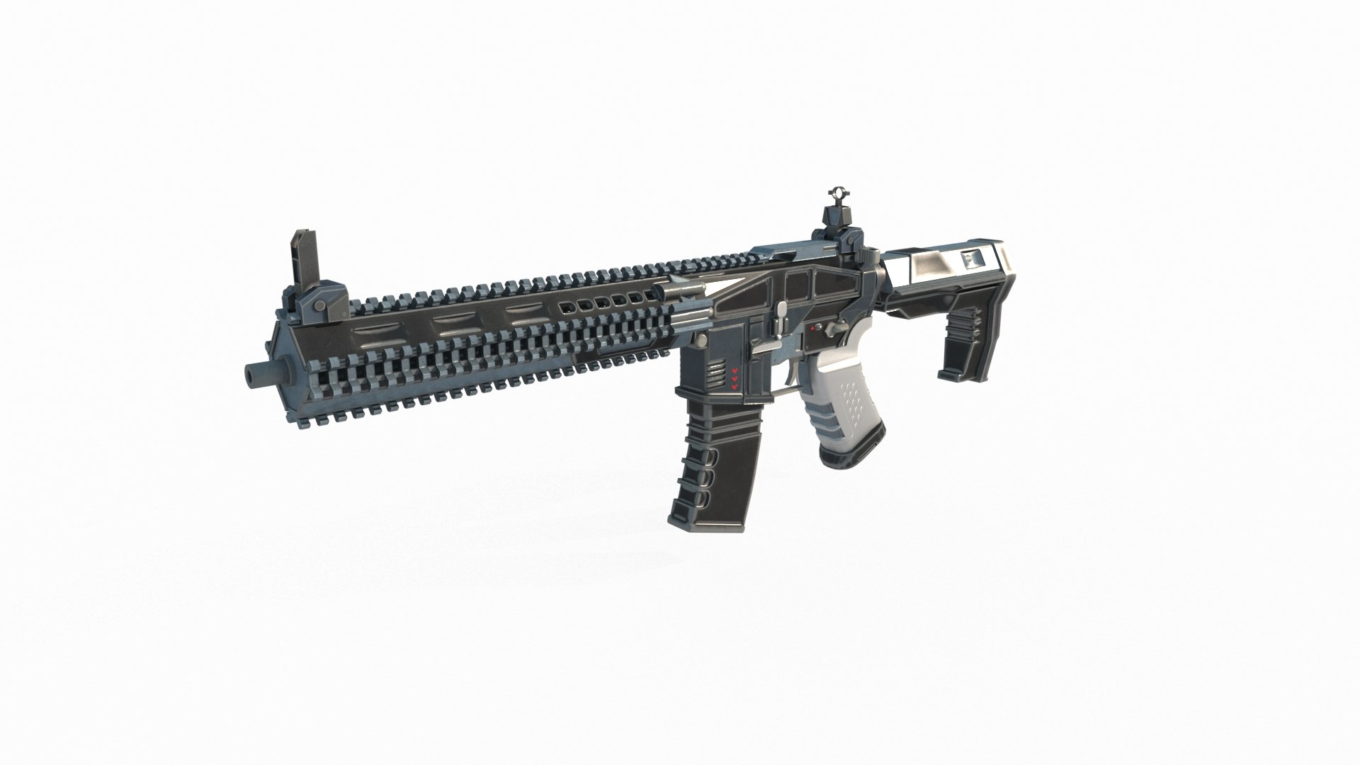 Future Science Fiction Automatic Rifle Model - TurboSquid 2274473