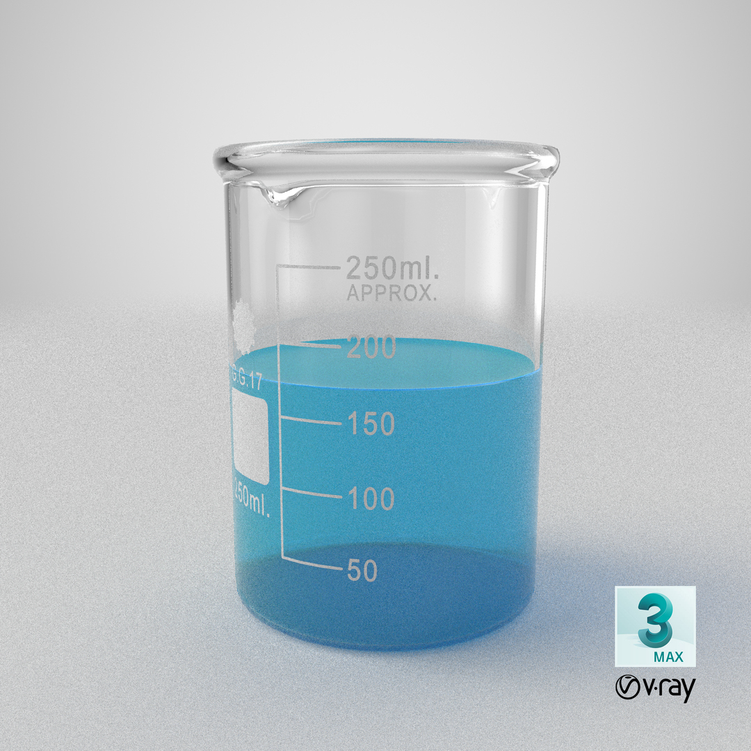 Lab beaker 3D model - TurboSquid 1683629