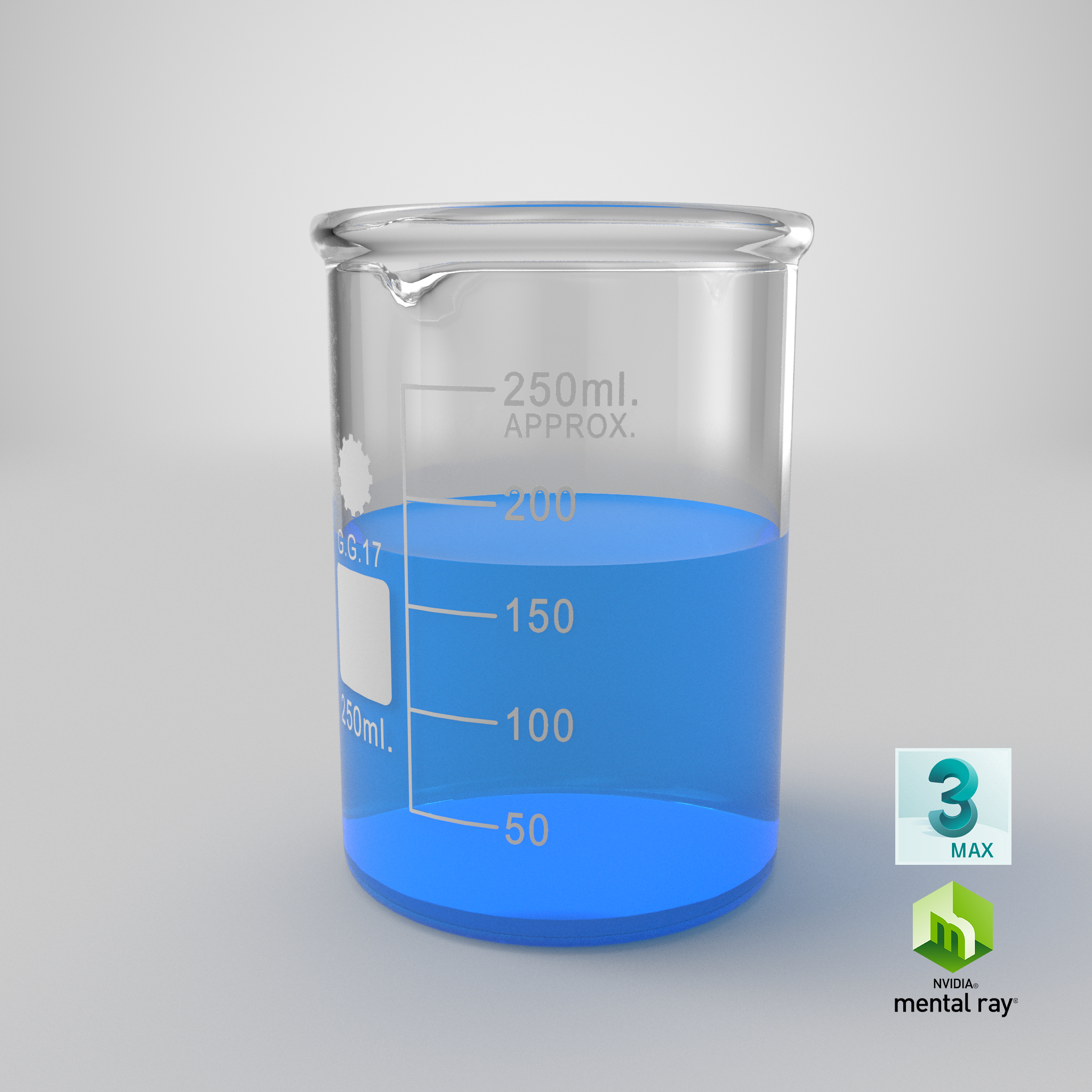 Lab beaker 3D model - TurboSquid 1683629