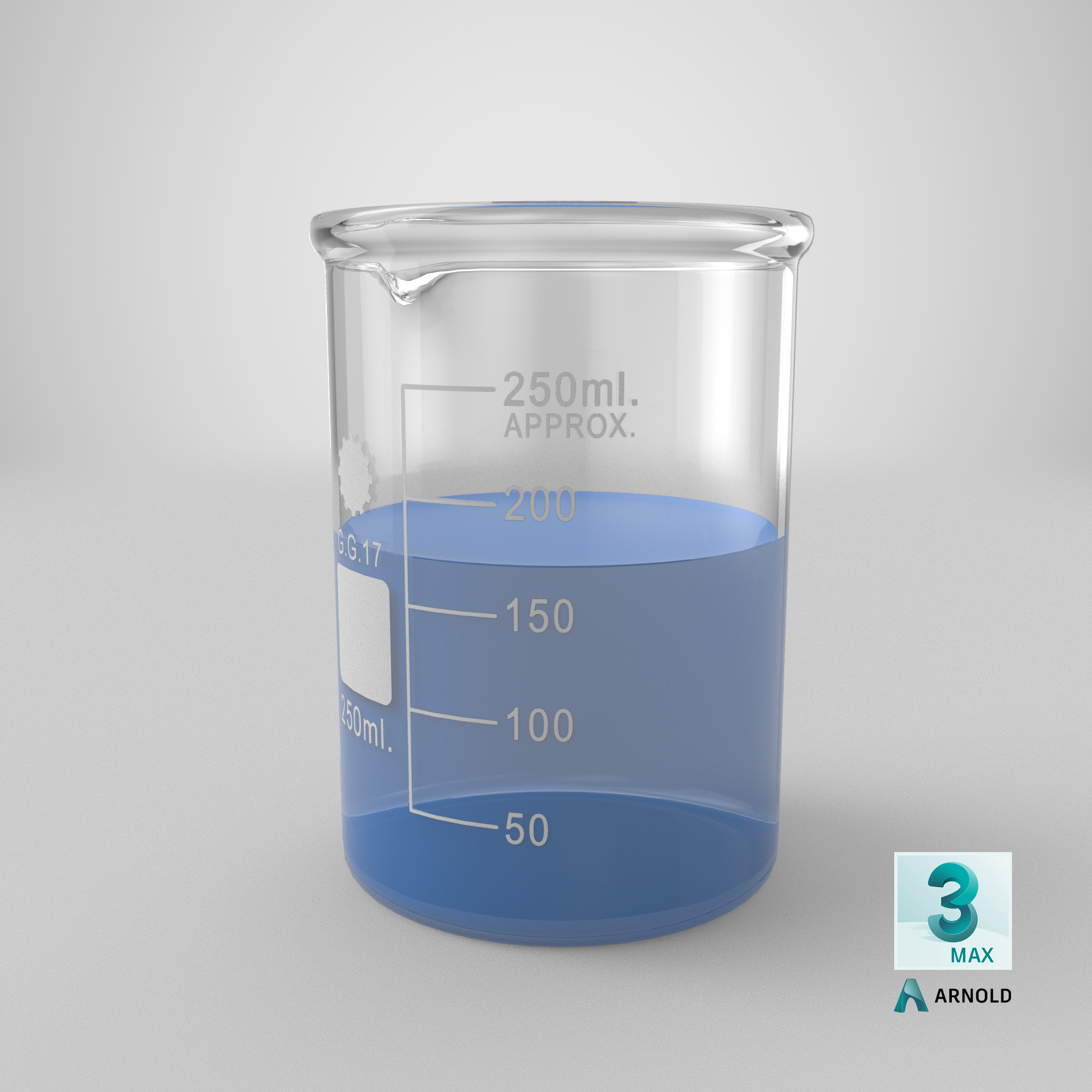 Lab beaker 3D model - TurboSquid 1683629