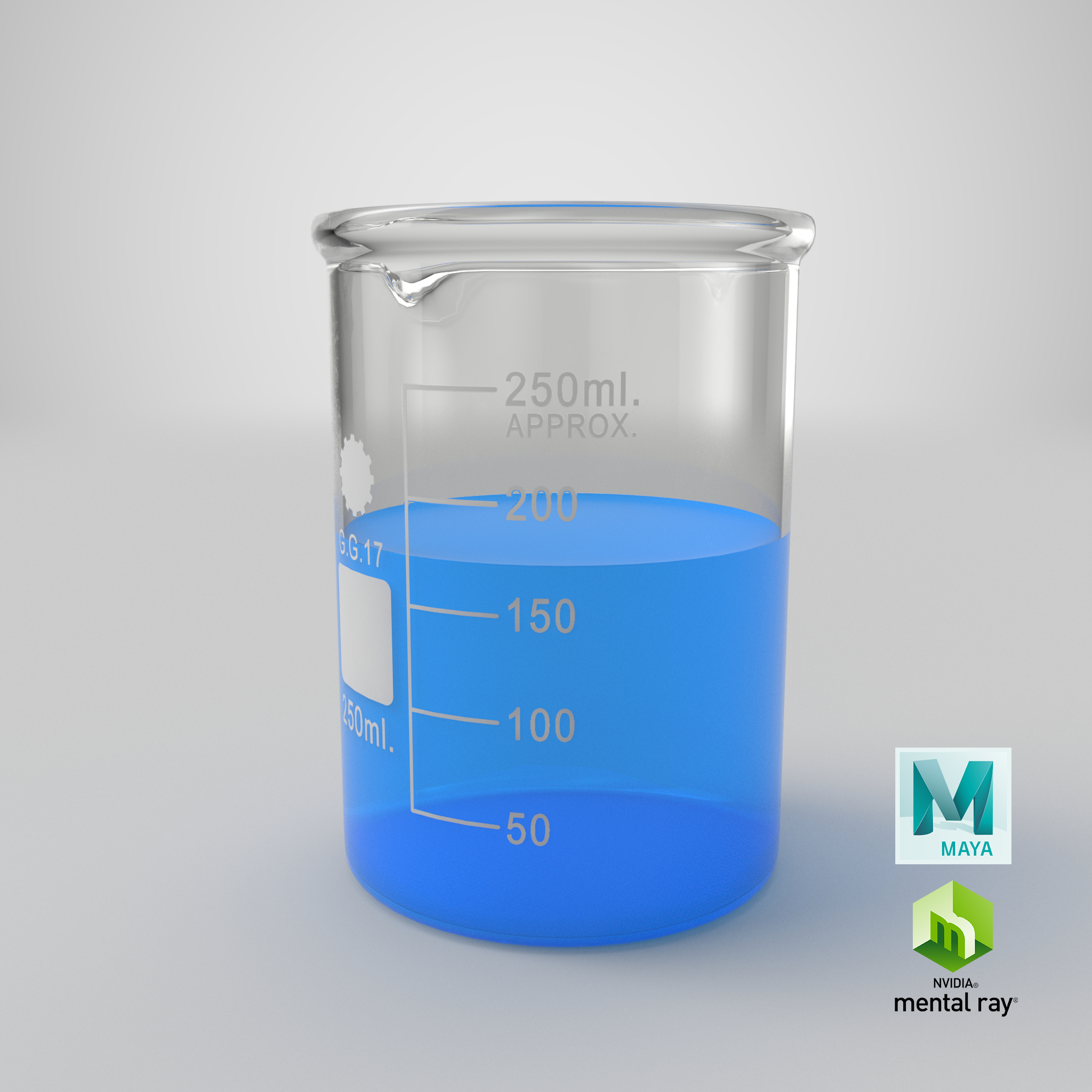 Lab beaker 3D model - TurboSquid 1683629