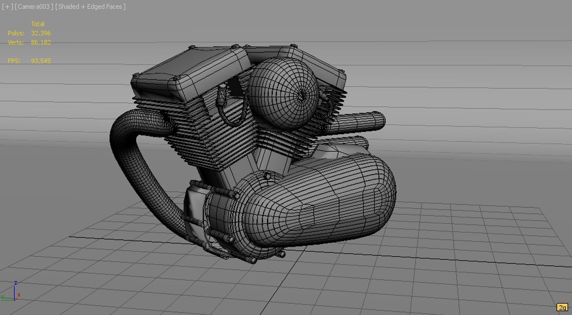 3D Motor Engine Model - TurboSquid 1379483