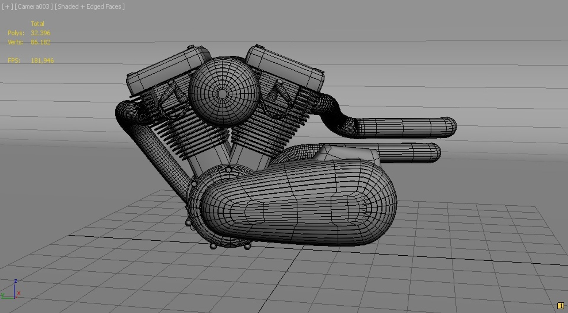 3D Motor Engine Model - TurboSquid 1379483