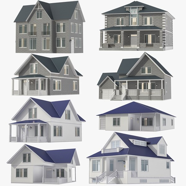 realistic house 3d model