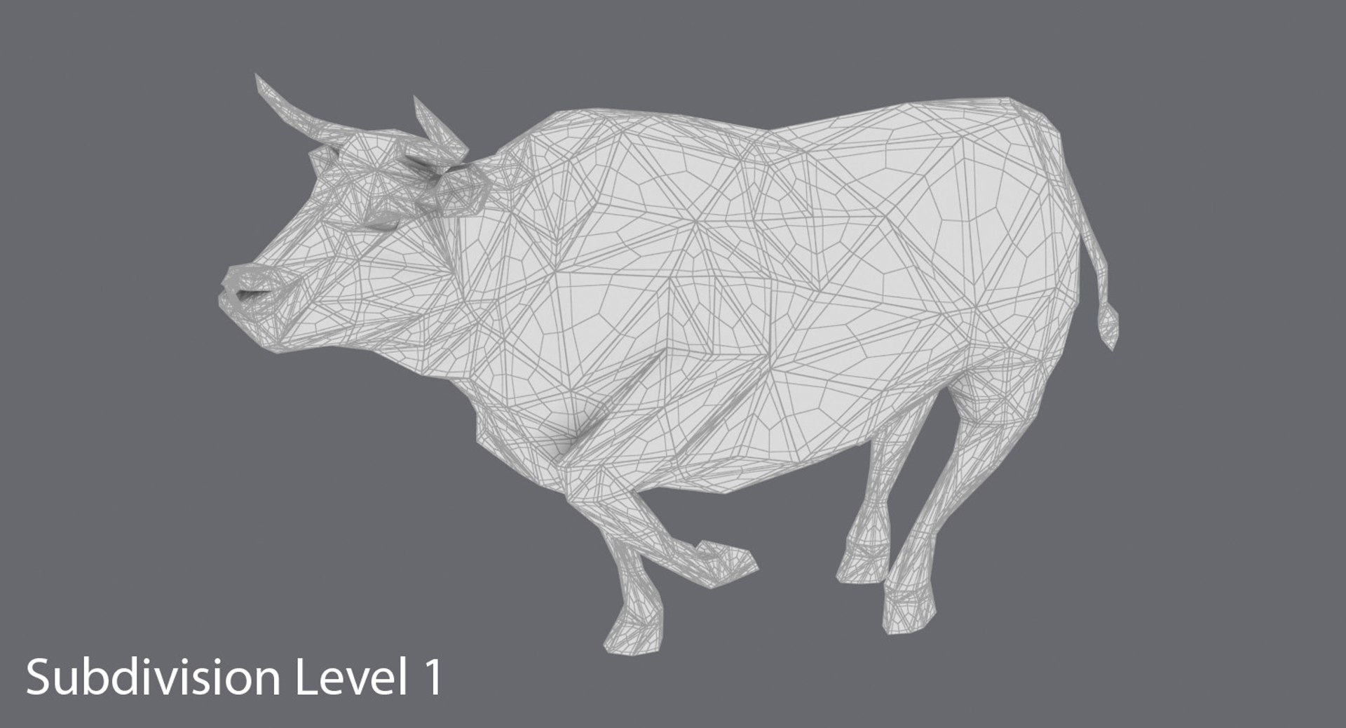 Bull---black-running 3D Model - TurboSquid 1192625