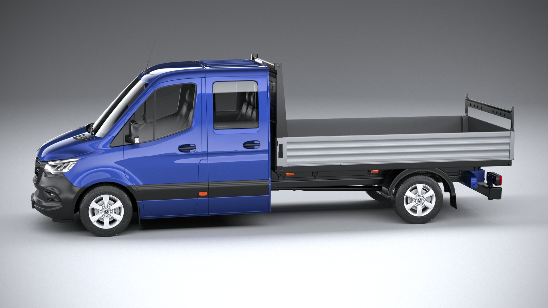 3D Mercedes-Benz Sprinter Pickup Long 2025 - TurboSquid 2414993