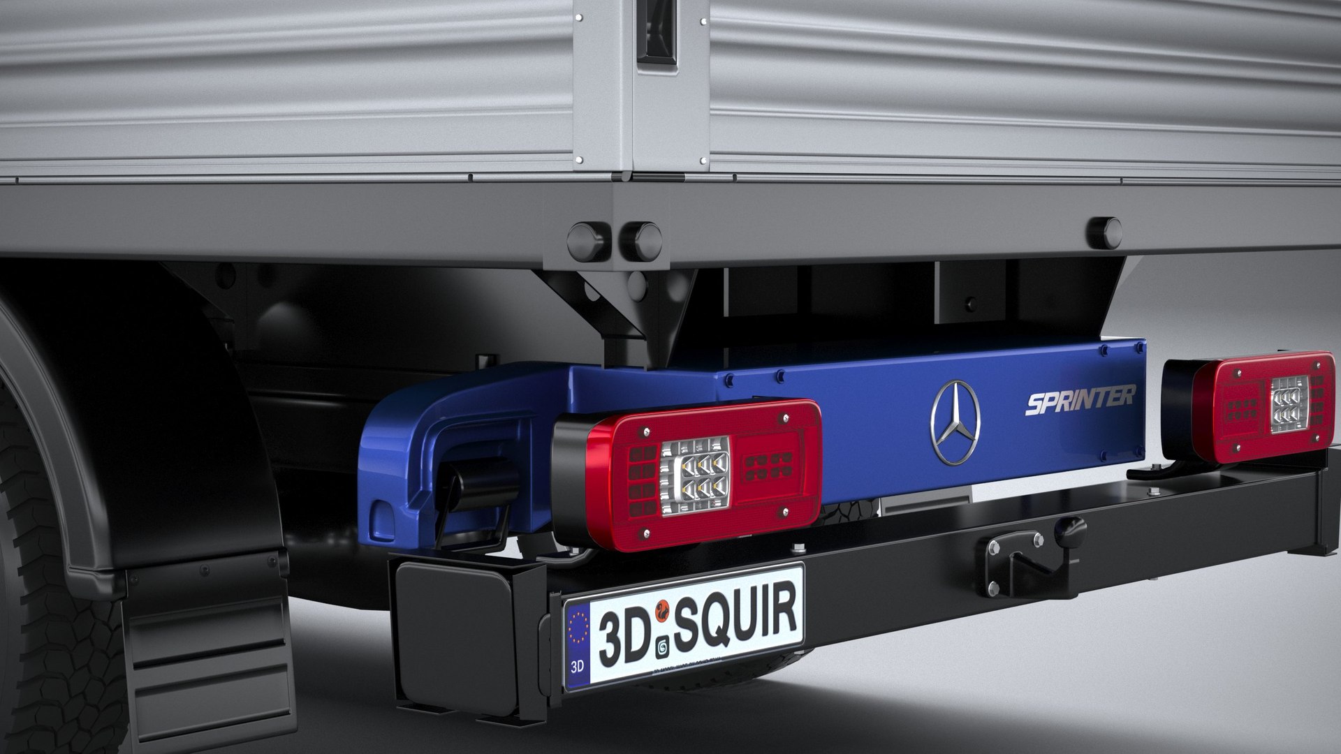 3D Mercedes-Benz Sprinter Pickup Long 2025 - TurboSquid 2414993