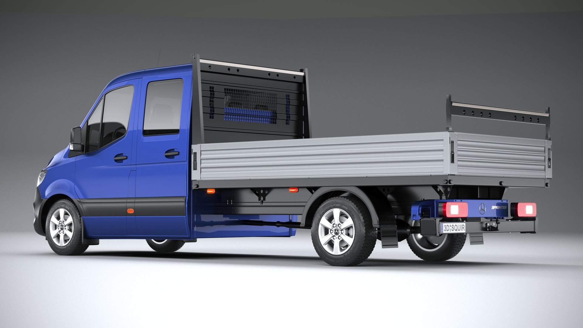 3D Mercedes-Benz Sprinter Pickup Long 2025 - TurboSquid 2414993