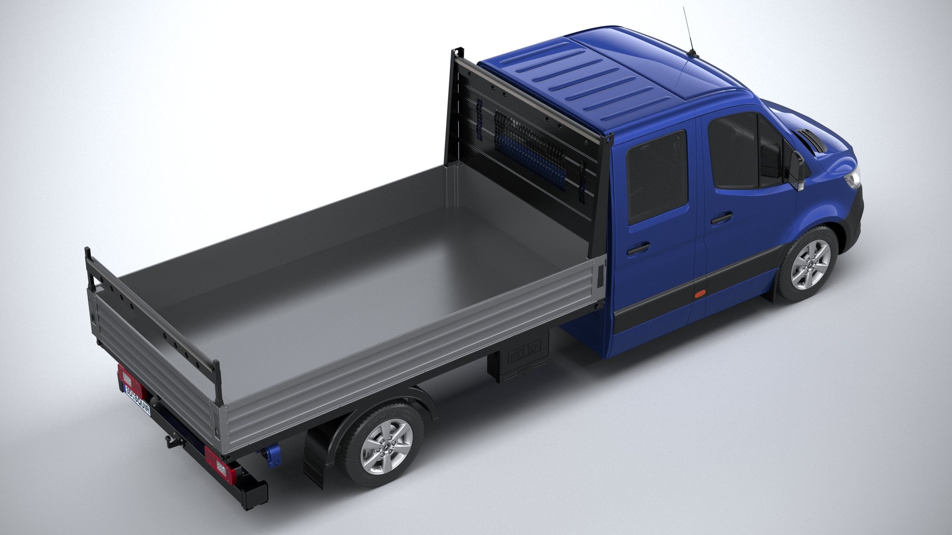 3D Mercedes-Benz Sprinter Pickup Long 2025 - TurboSquid 2414993