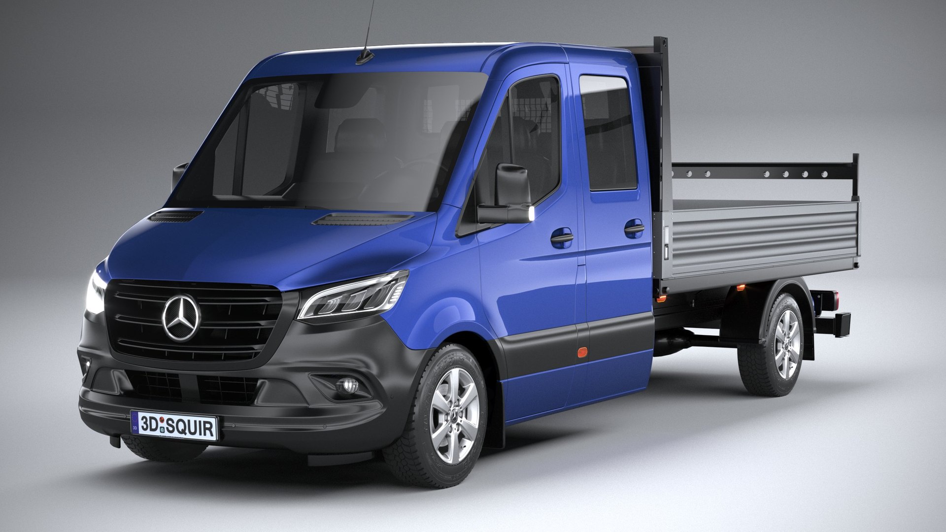 3D Mercedes-Benz Sprinter Pickup Long 2025 - TurboSquid 2414993