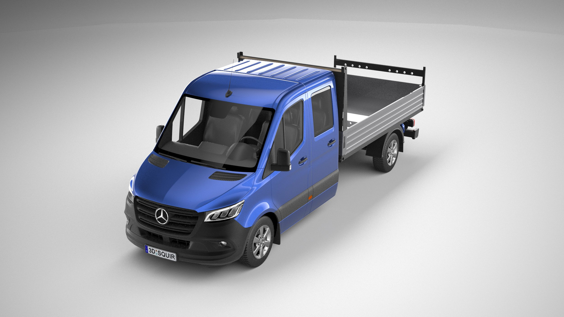 3D Mercedes-Benz Sprinter Pickup Long 2025 - TurboSquid 2414993
