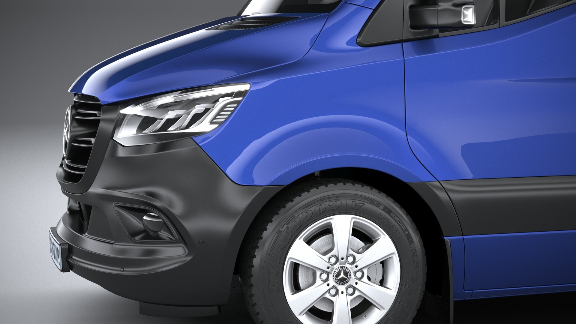 3D Mercedes-Benz Sprinter Pickup Long 2025 - TurboSquid 2414993