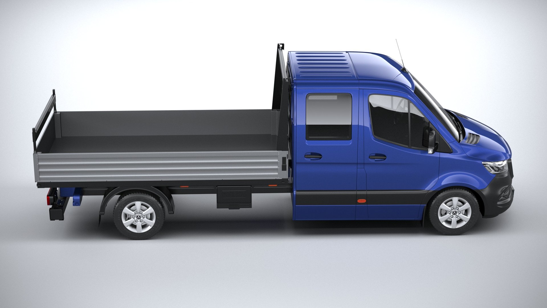 3D Mercedes-Benz Sprinter Pickup Long 2025 - TurboSquid 2414993