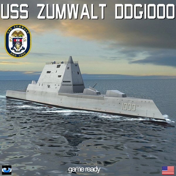 3D Zumwalt Models | TurboSquid