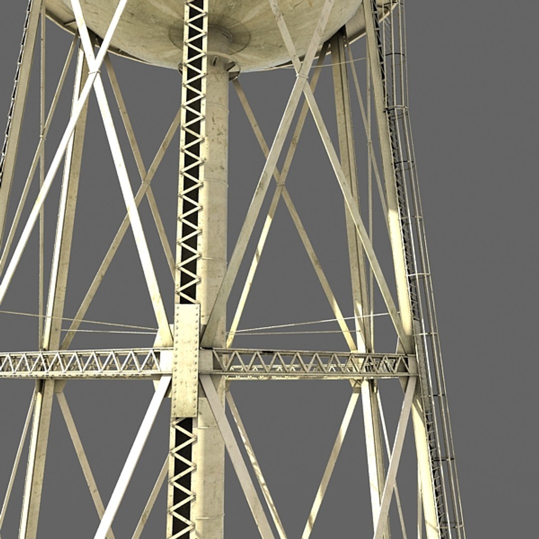 Water Tower 3d Model