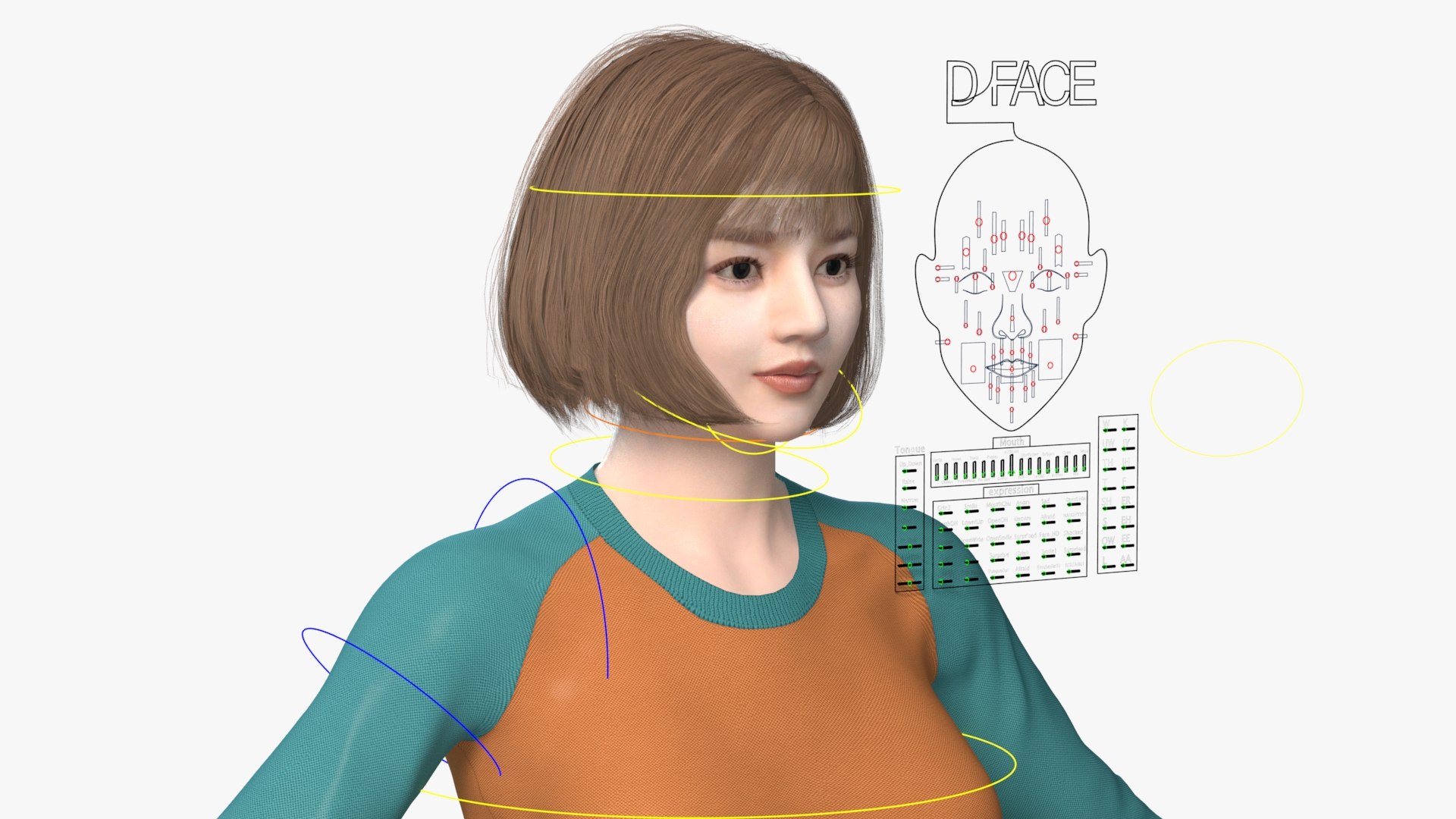 Female Rigged 3D Model - TurboSquid 1709695