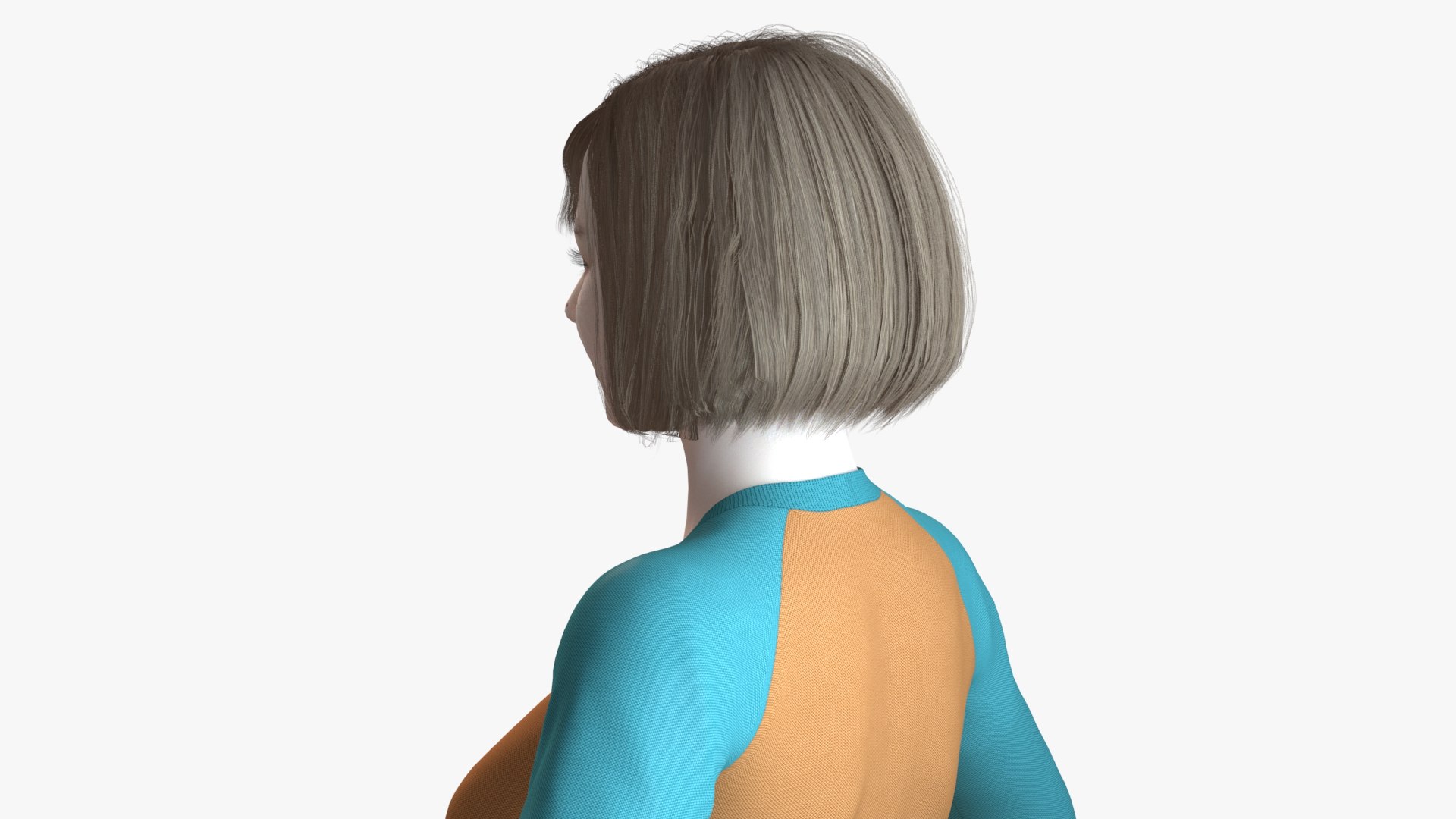 Female rigged 3D model - TurboSquid 1709695