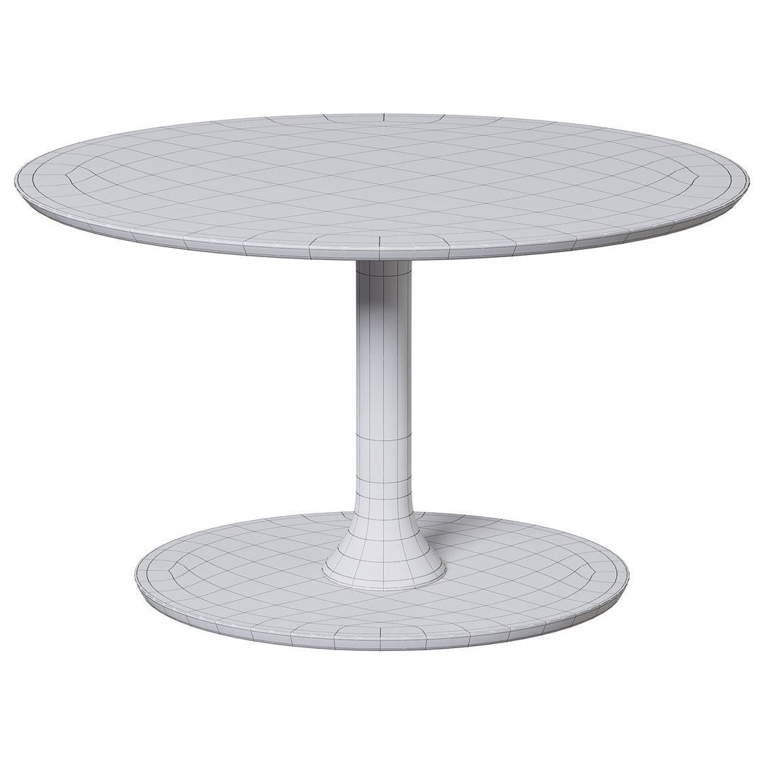 3D EGG DINING TABLE By Laskasas Model - TurboSquid 1957796