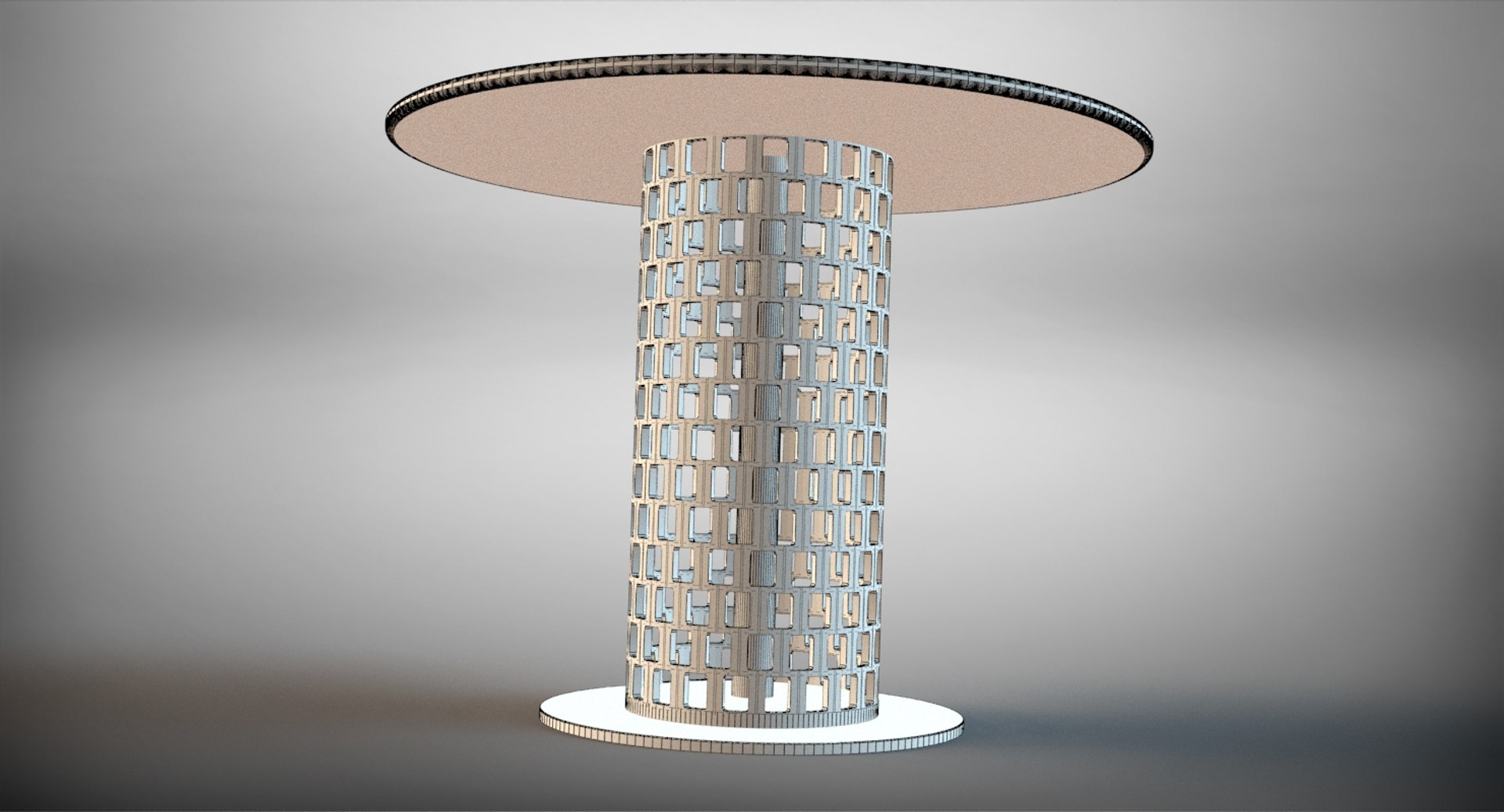Designer Restaurant Table 3d Max