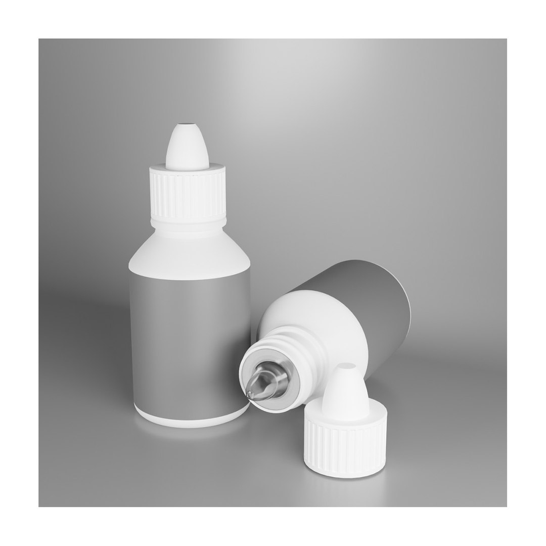 3D model 3D Medical Dropper Bottle Model - TurboSquid 2142163