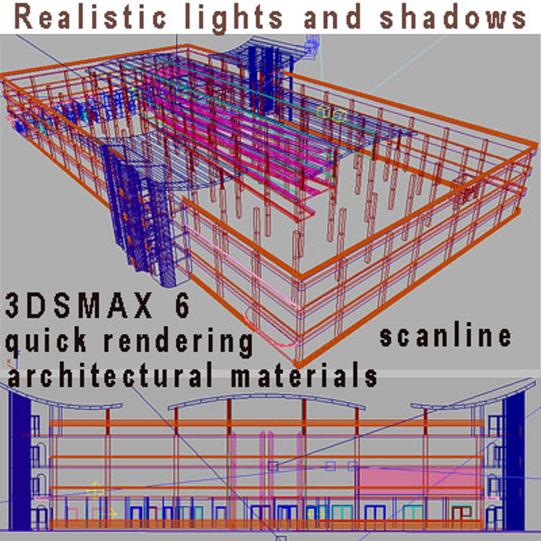 Stacked Parking 3d Model