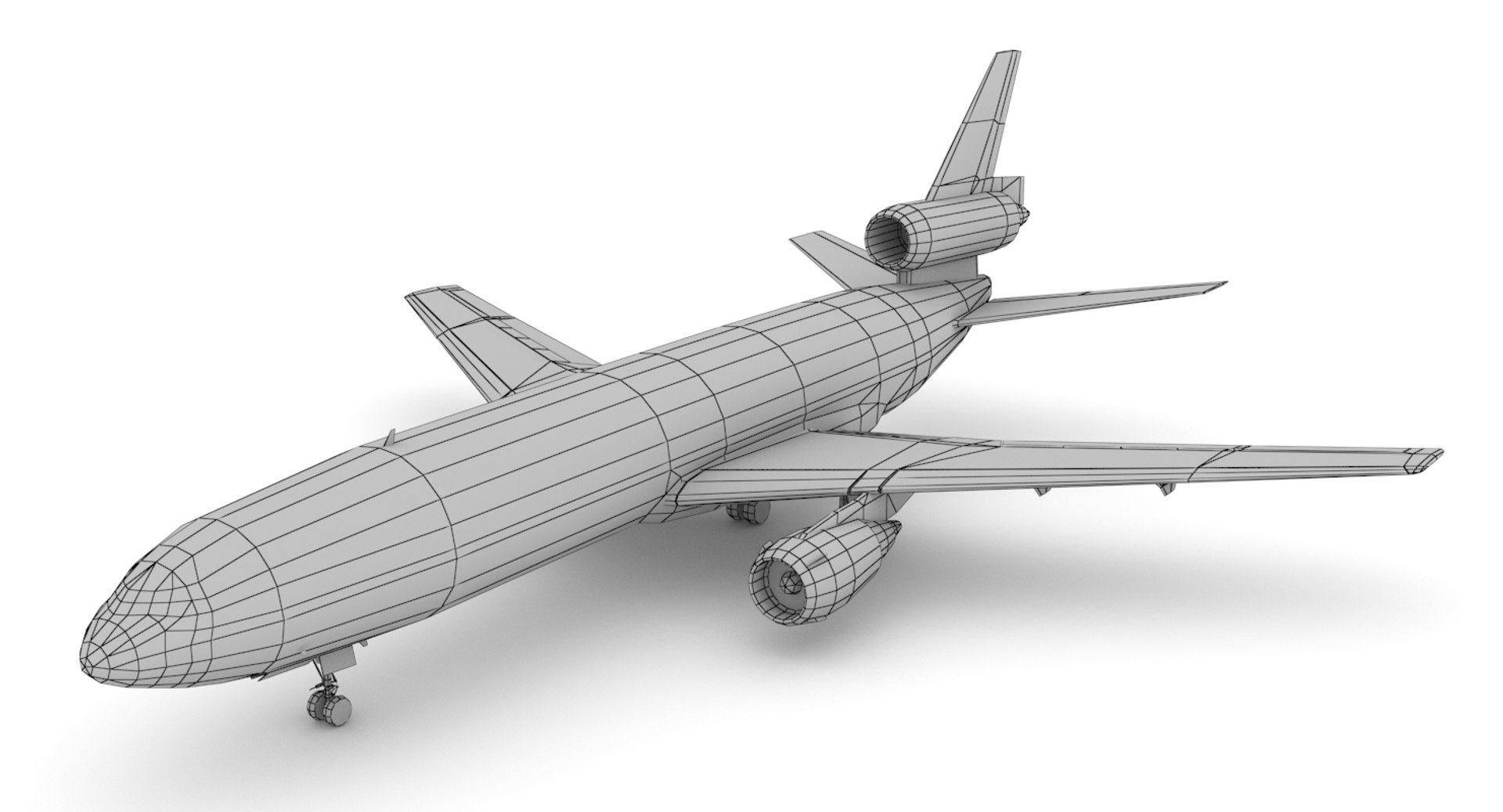 Mcdonnell Douglas Dc-10 3D Model - TurboSquid 1171610