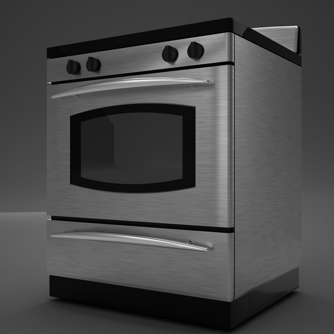HD Standing Electric Range 3D model - TurboSquid 1752012