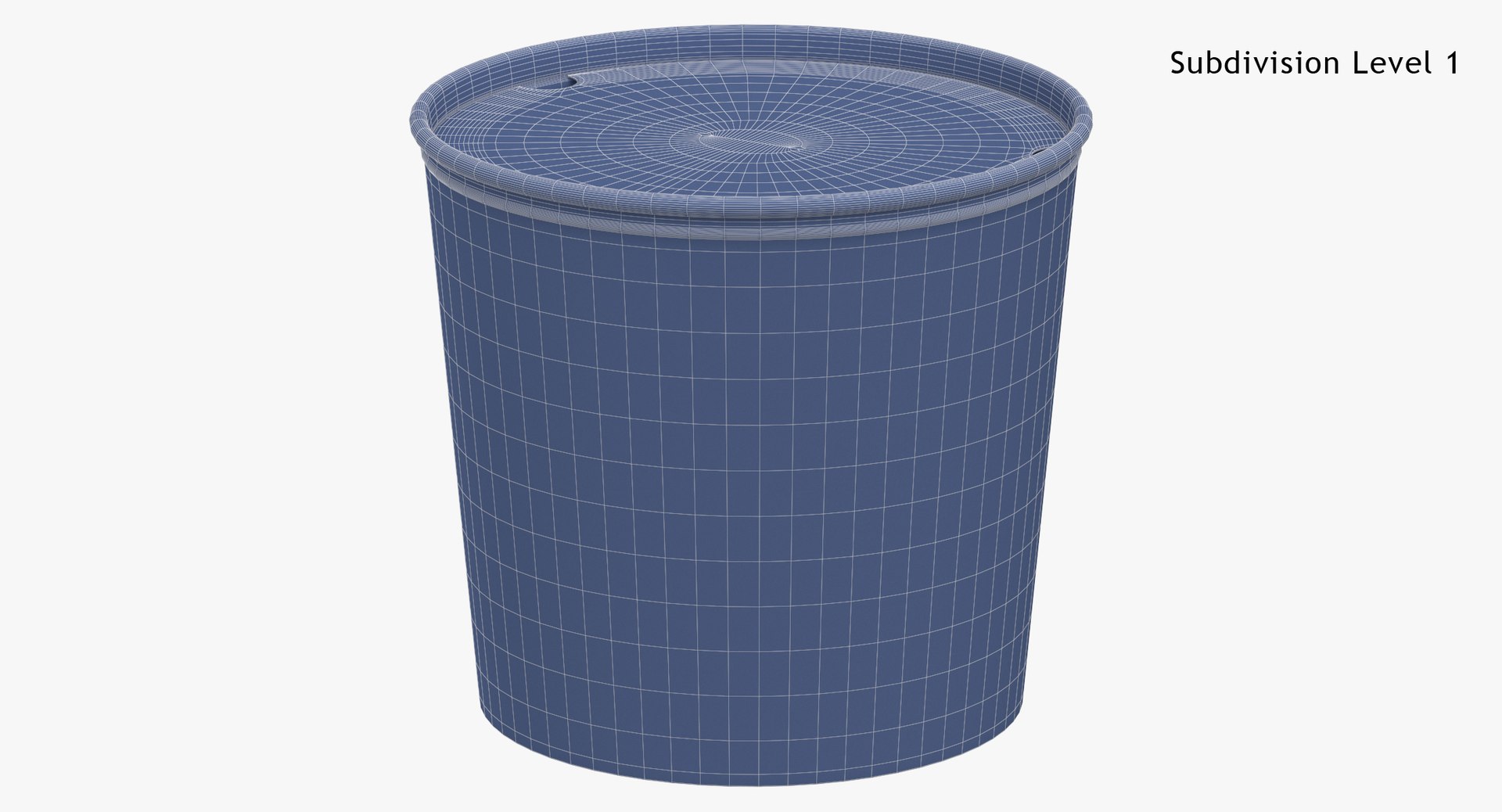 3D Fried Chicken Paper Box 85oz - TurboSquid 2017662