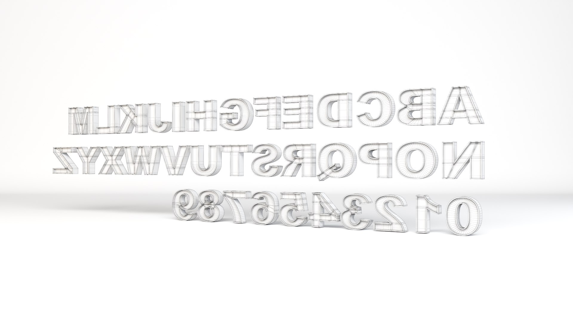 3D Neon Letter V3 - TurboSquid 1750868