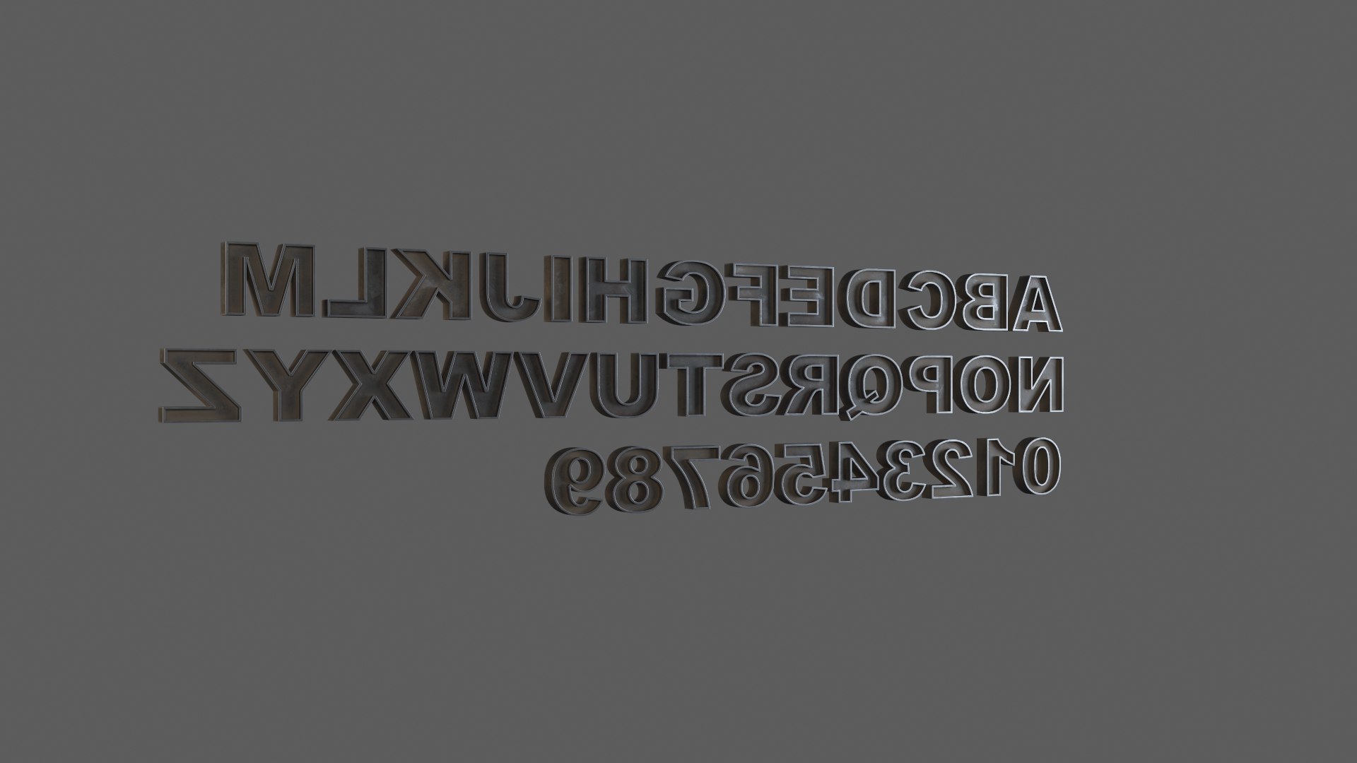 3D Neon Letter V3 - TurboSquid 1750868