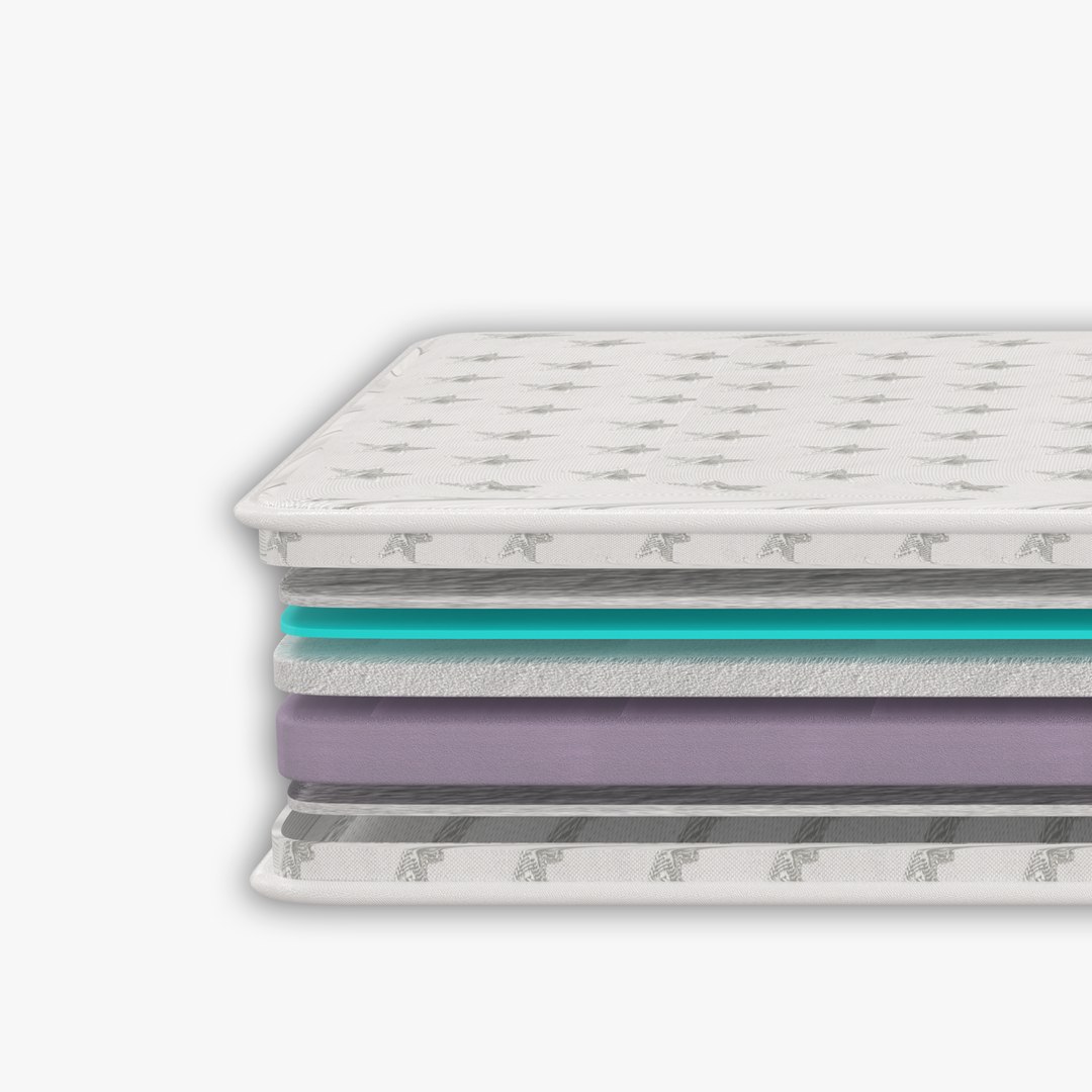 Mattress Layers Reveal- 3D Model Ready To Render Inside Blender And ...