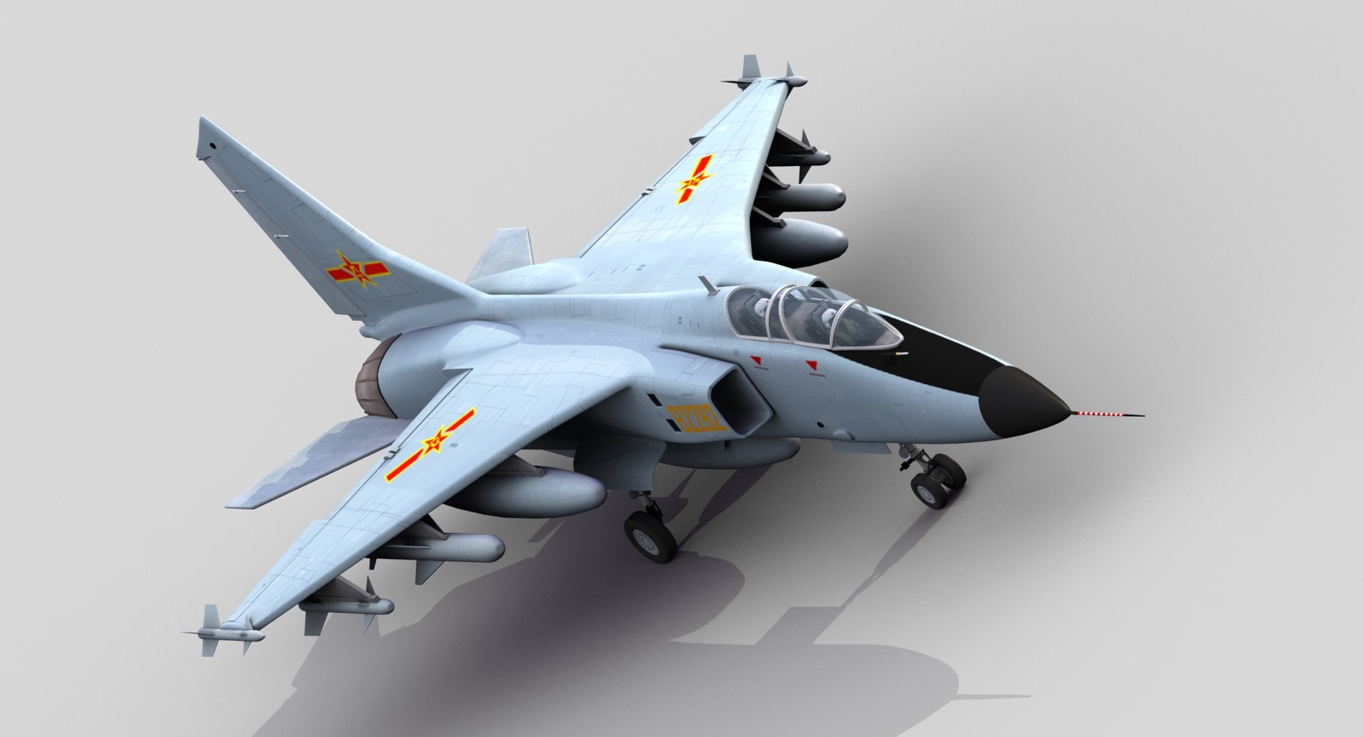 Jh-7 Bomber Fighter 3D - TurboSquid 1373703