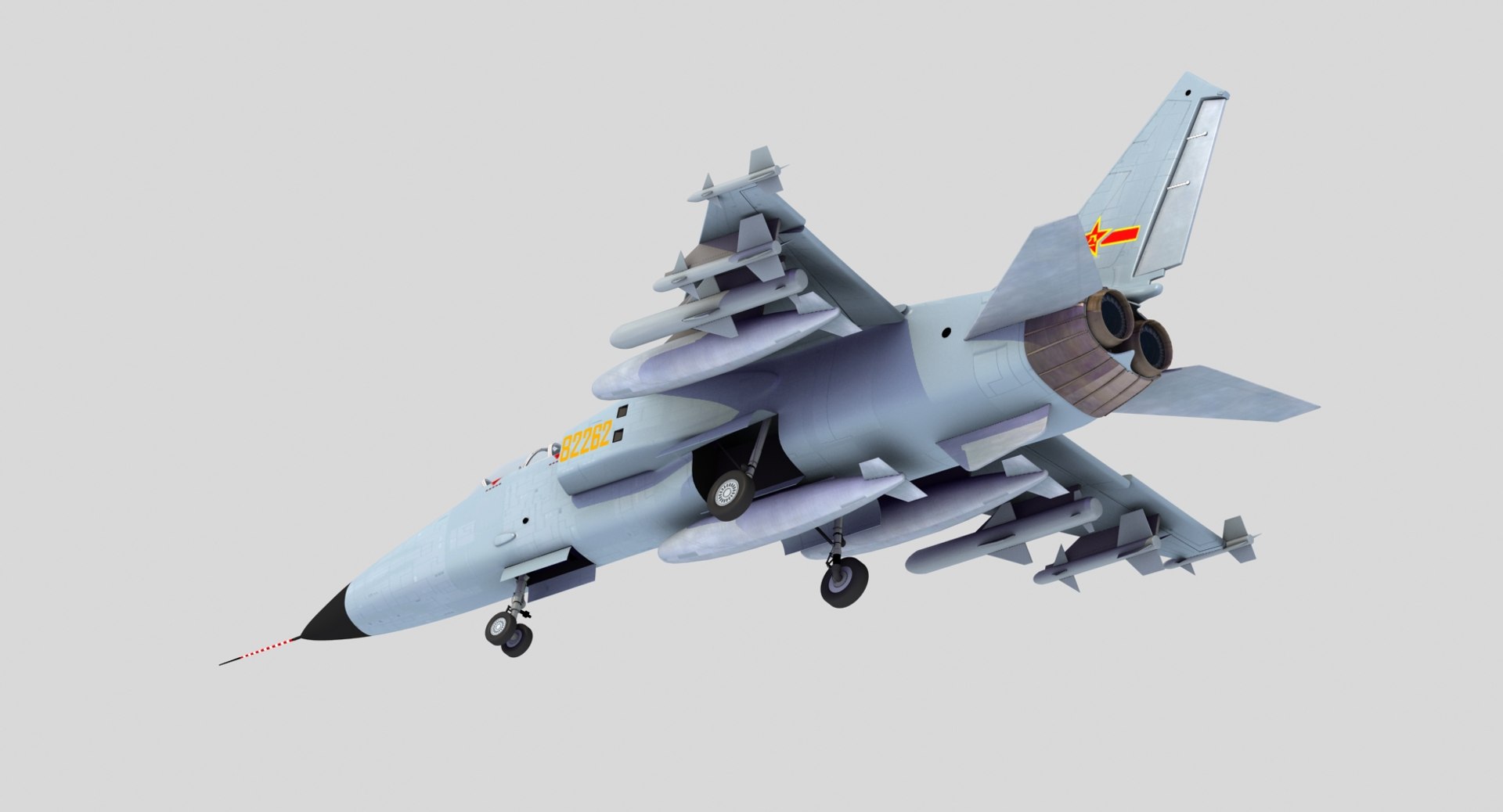 Jh-7 Bomber Fighter 3D - TurboSquid 1373703