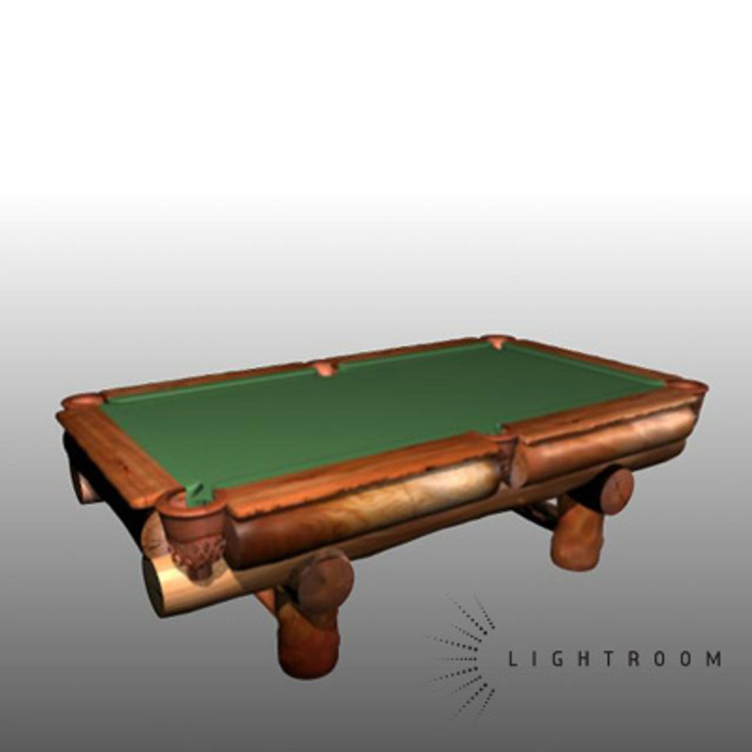 3d pool table model